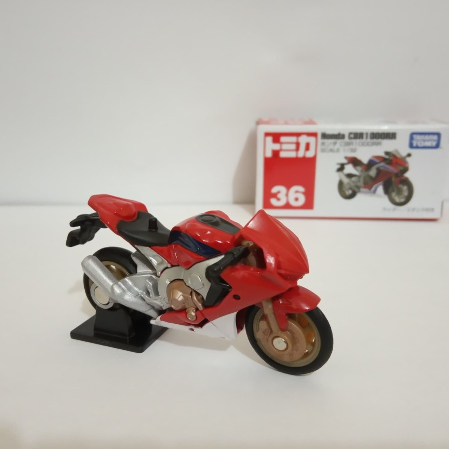 Jual Honda CBR1000RR Diecast motor sport tomica no 36 reguler Takara tomy Harga murah | Shopee ...