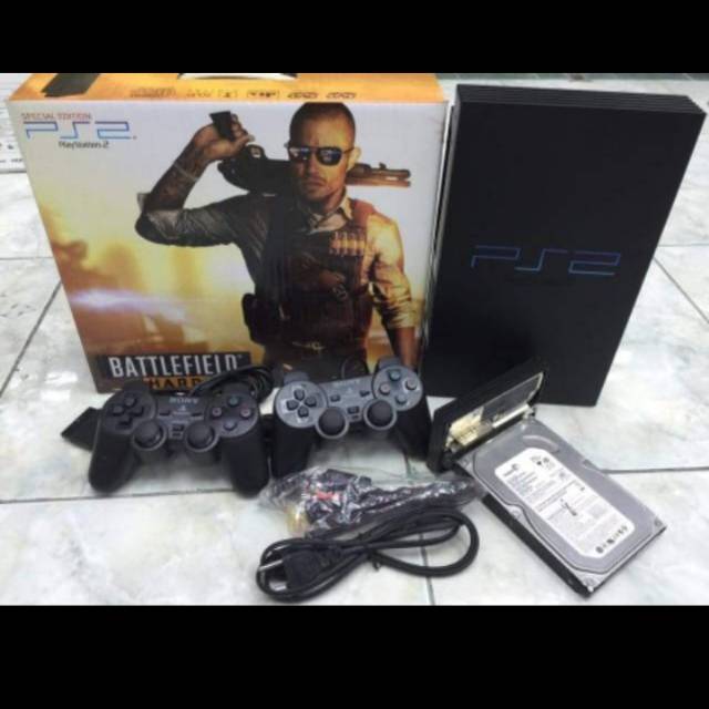 Jual PS2 FAT PS 2 FAT SONY PLAYSTATION 2 FAT NETWORK ADAPTOR Hardisk ...
