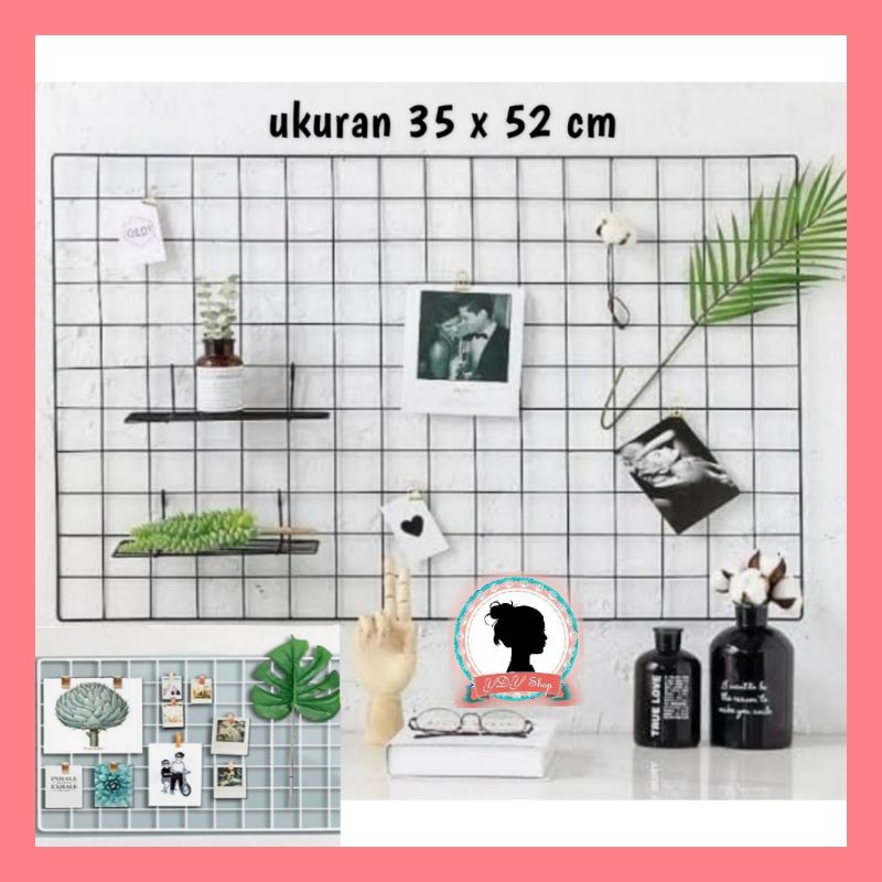 Jual Grid Wire Wall ~ Hiasan Dinding Hijang | Shopee Indonesia