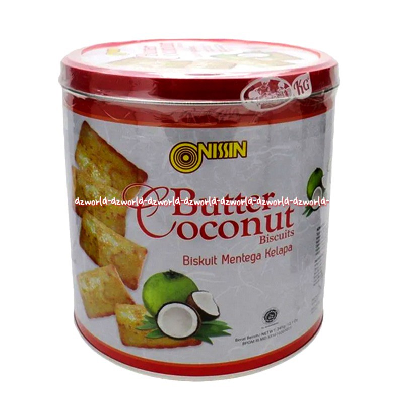 Jual Nissin Butter Coconut Biscuit 345gr Biskuit Mentega Kelapa Snack ...