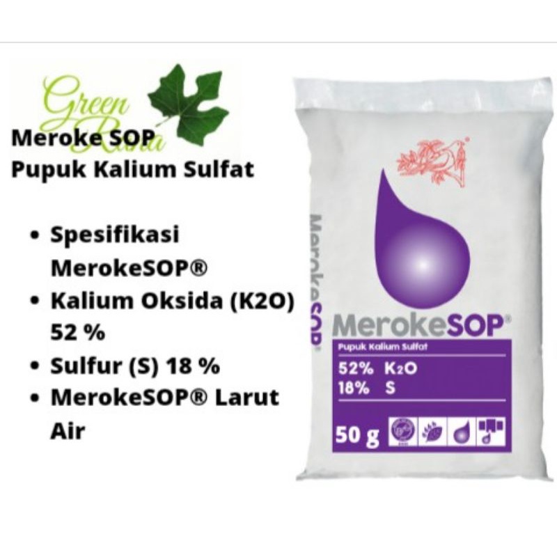 Jual SOP MEROKE/PUPUK MEROKE SOP/PUPUK KALIUM DAN SULFUR 50G | Shopee ...