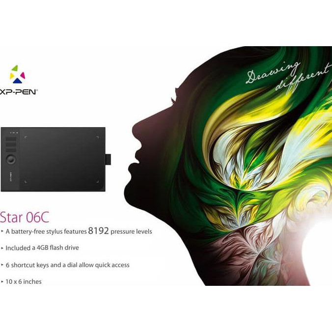 Jual XP PEN STAR 06 C DRAWING TABLET Garansi Resmi Bonus Lengkap ...