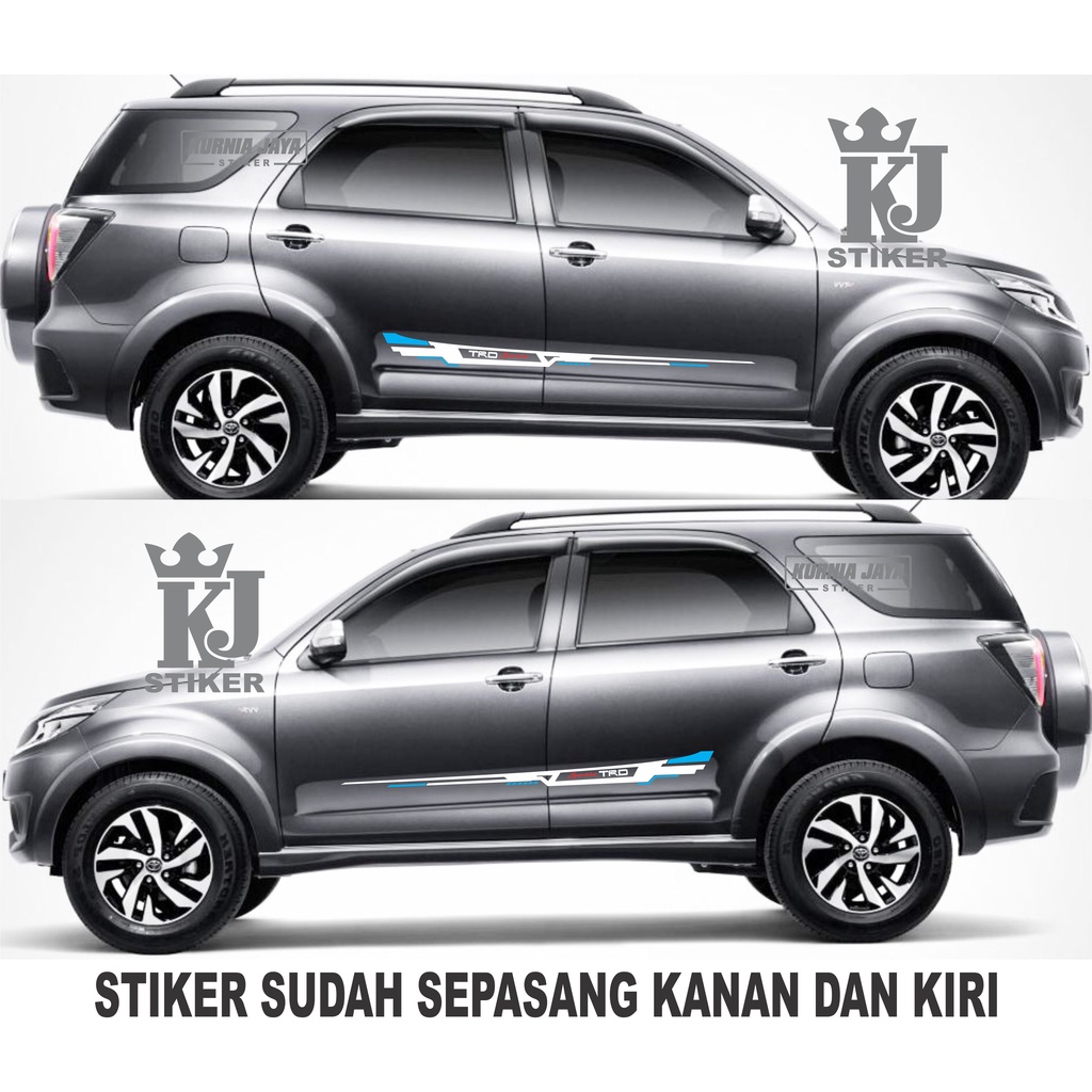 Jual STIKER MOBIL STRIPING TRD SPORTIVO TOYOTA RUSH TERIOS AVANZA CALYA ...