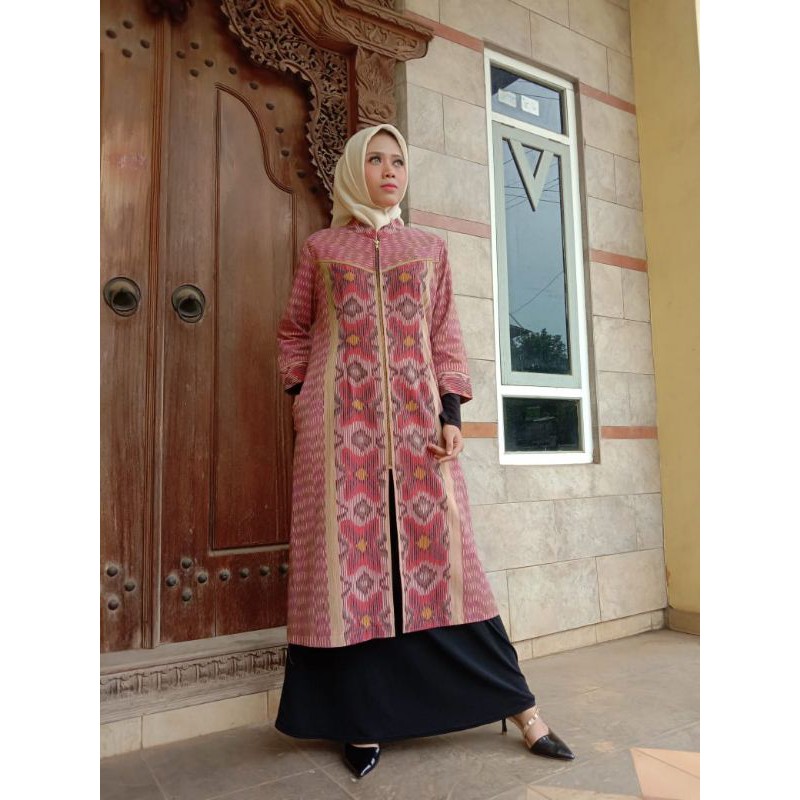 Jual OUTER/ABAYA TENUN PREMIUM(TANPA DALAMAN) | Shopee Indonesia