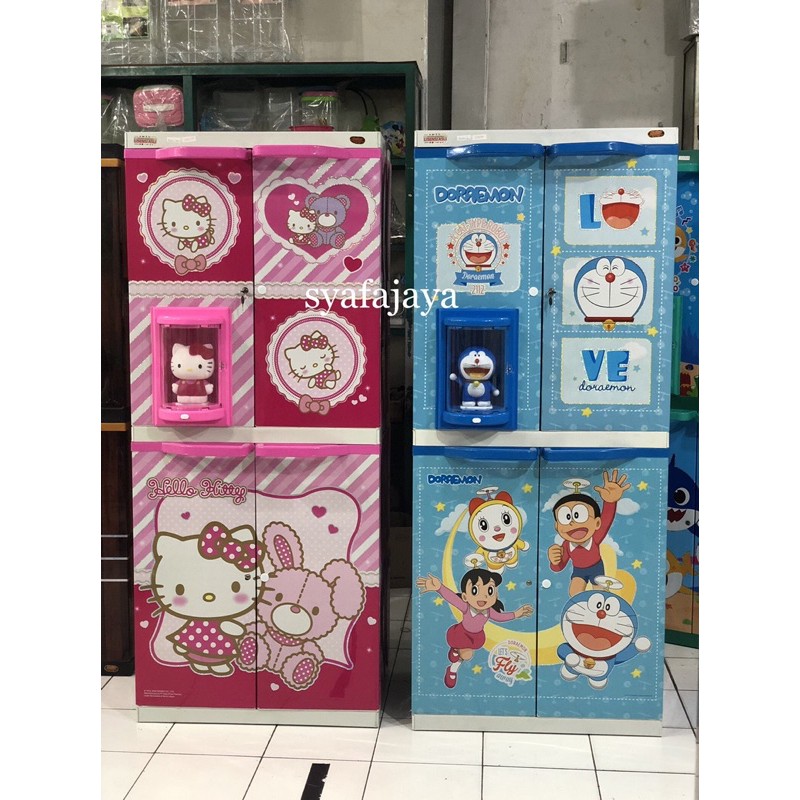 Jual NAIBA - Lemari Plastik Karakter Hello Kitty / MSC PREMIUM DOLL ...