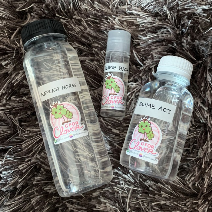 Jual CLEAR SLIME KIT by CFORCLOVER / goodie bag tutorial membuat act ...