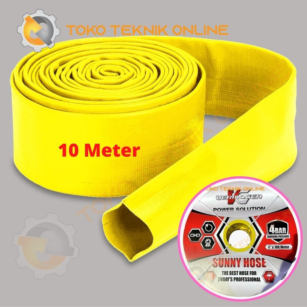 Jual Selang Pompa Alkon 4 Inch - 10 Meter - Sunny Hose - Vermogen ...