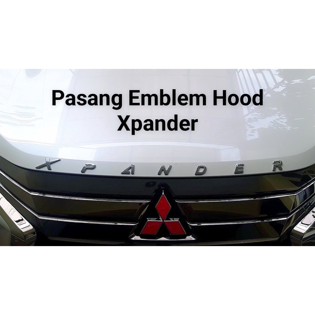 Jual EMBLEM KAP MESIN XPANDER EMBLEM ENGINE HOOD MITSHUBISHI XPANDER ...