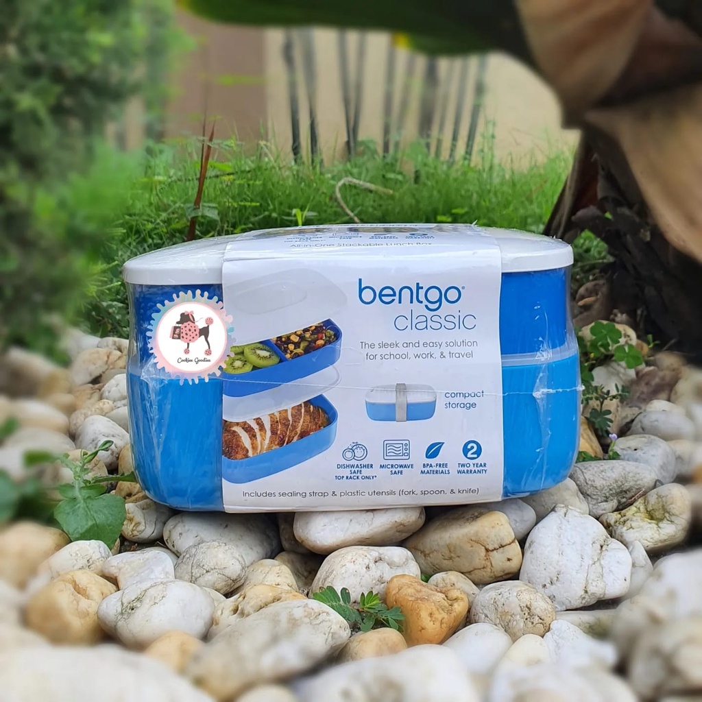 Jual Bentgo All in One Stackable Classic Lunch Box - Blue | Shopee ...