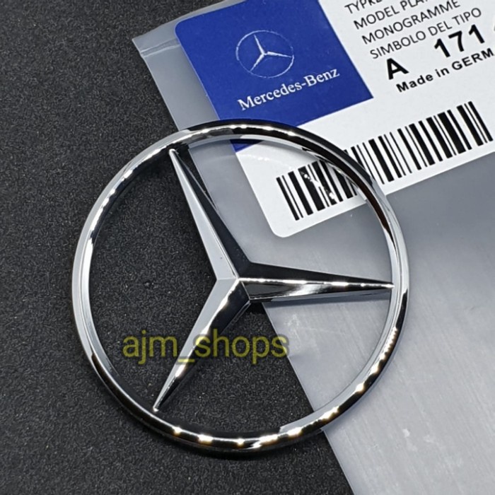 Jual emblem logo mercedes benz chrome | Shopee Indonesia