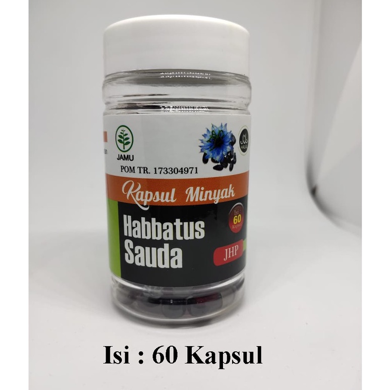 Jual Suplemen Kapsul Minyak Habbatussauda JHP Habbatussauda isi 60 ...
