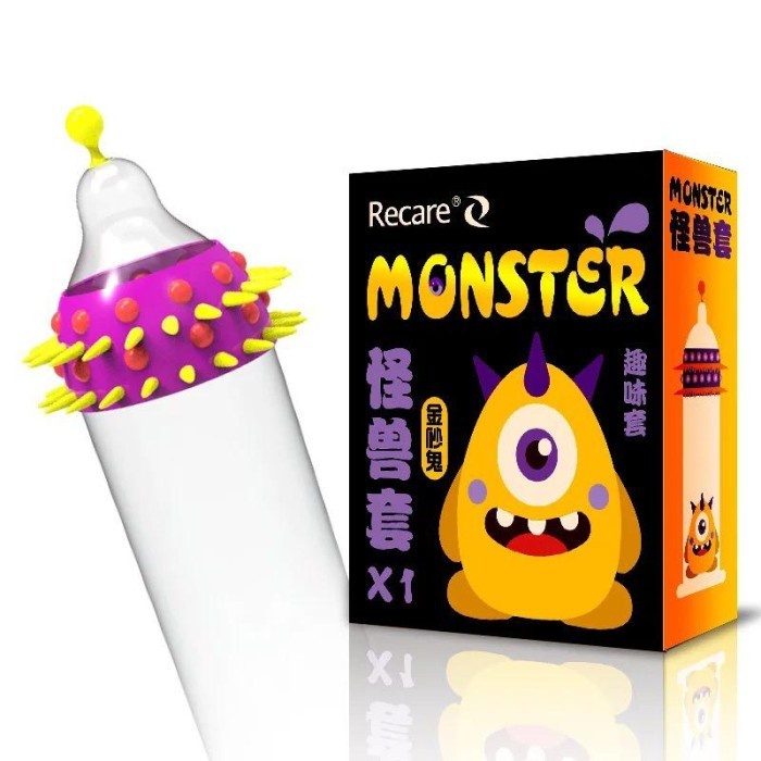 Jual Kondom Monster Spike Rubber Premium | Intimate Condom Extra Sensation - Orange | Shopee ...