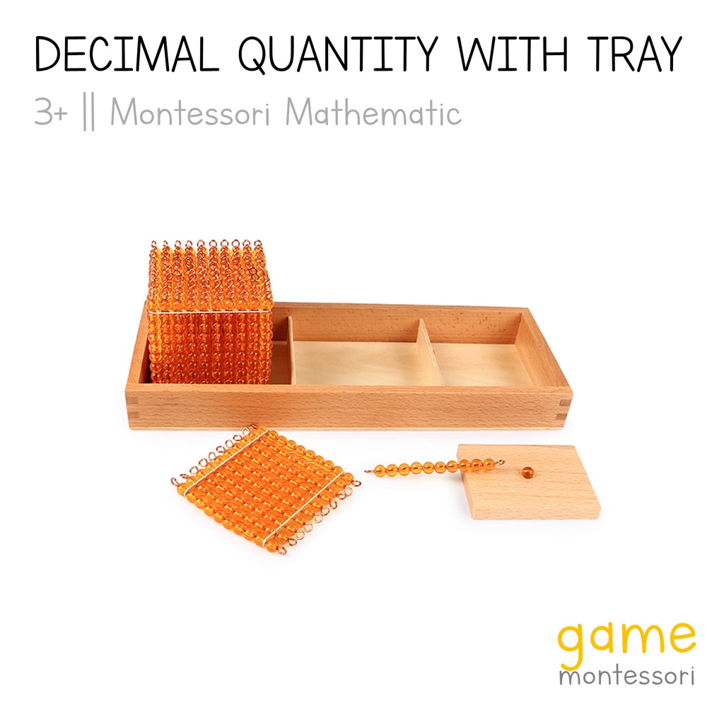 Jual Game Montessori Introduction to Decimal Quantity | Shopee Indonesia