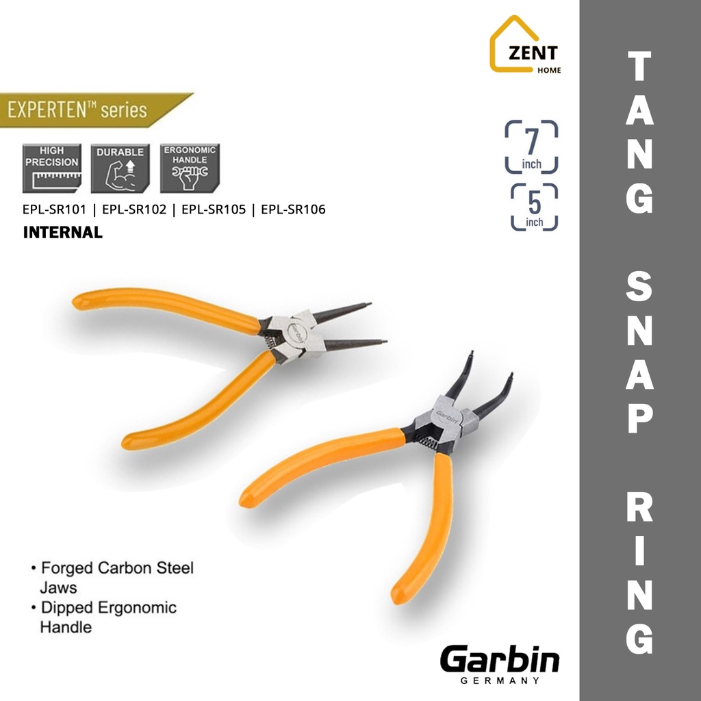 Jual Tang Internal Garbin Germany Snap Ring Pliers 5, 7 Inch Experten ...