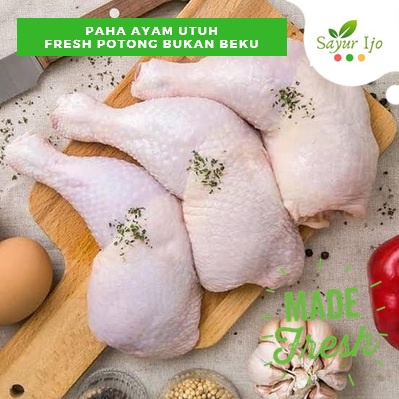 Jual Paha Ayam Utuh 450 - 500 Gram Fresh Frozen Chicken Thighs Daging ...