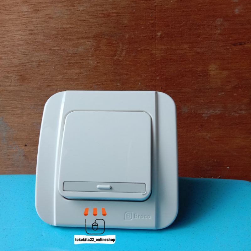 Jual Broco IB Saklar Engkel Galleo G161 Snow White (Single Switch ...