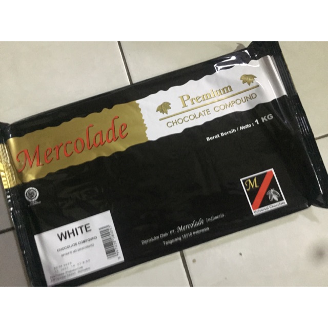 Jual mercolade premium white chocolate 1kg | Shopee Indonesia