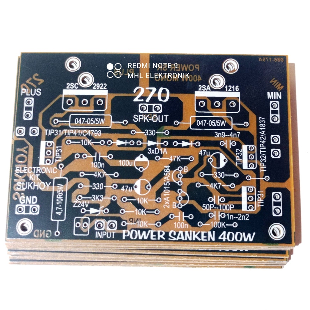 Jual PCB Power SANKEN 400W Mono SAFARI Mono 270 | Shopee Indonesia