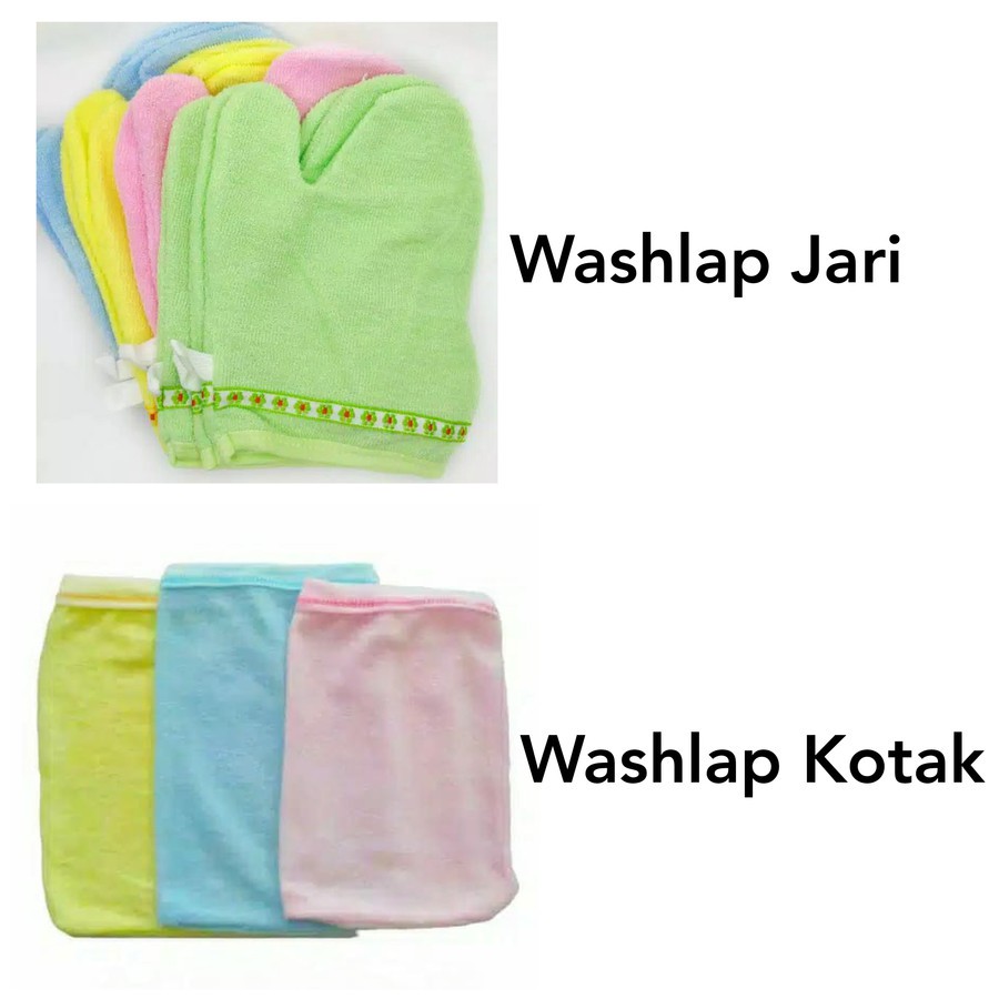 Jual DK Waslap Jari Waslap Mandi Kotak Lembut - Murah | Shopee Indonesia