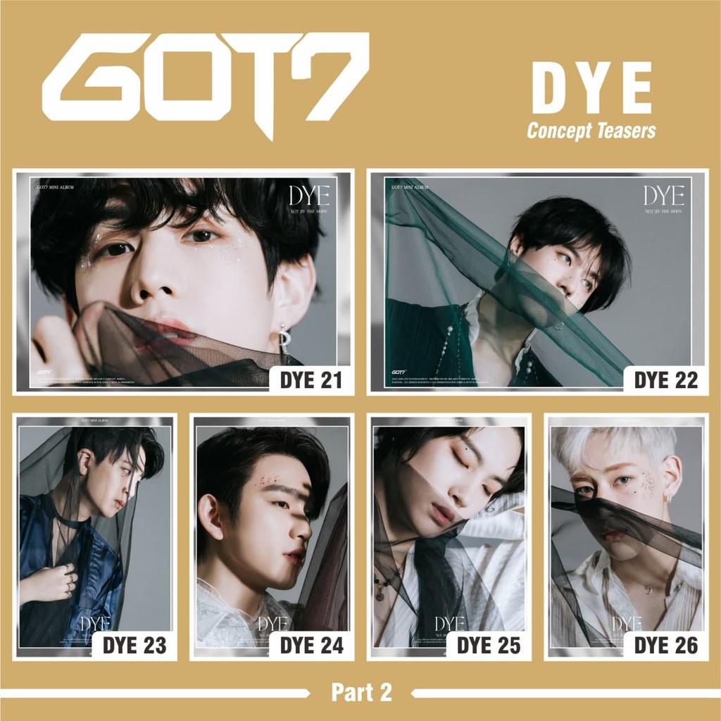 Jual POSTER KPOP GOT7 DYE CONSEPT TEASERS PART 2 | Shopee Indonesia