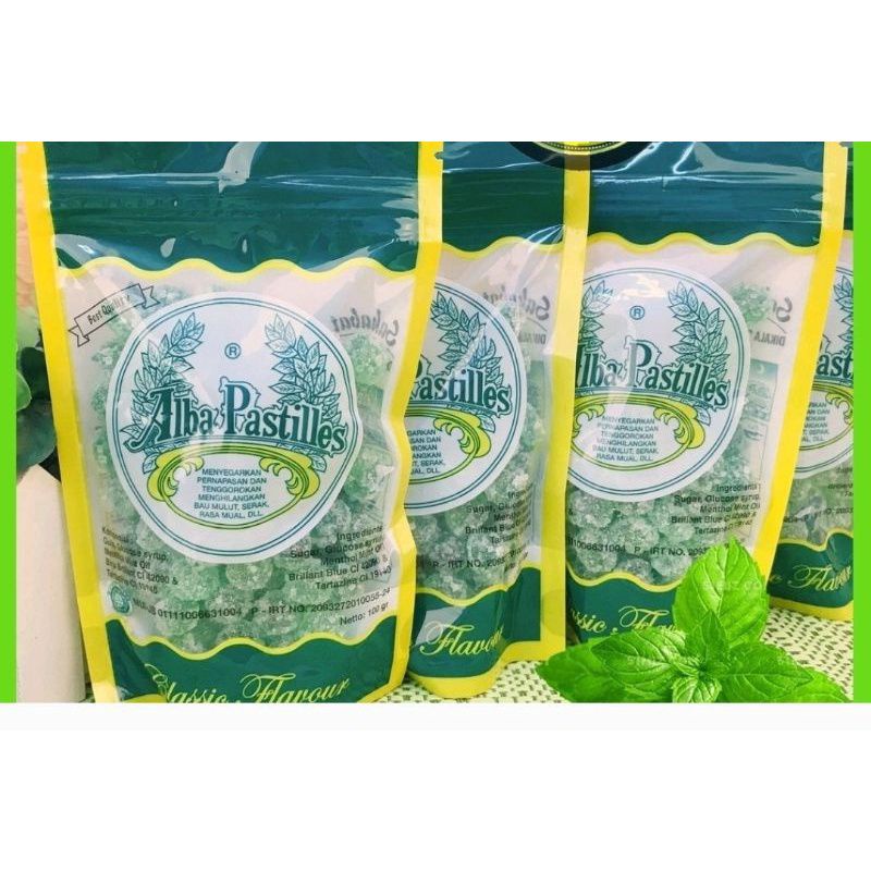 Jual PERMEN ALBA PASTILLES 100 GRAM - ED 03/2025 | Shopee Indonesia