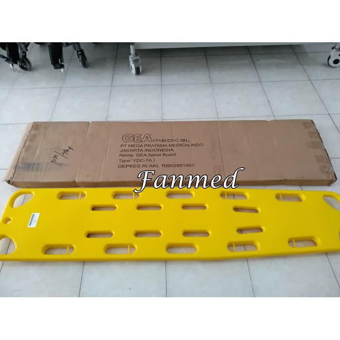 Jual Long Spinal Board CPR Full Body Tandu Emergency Stretcher YDC 7 A3 ...