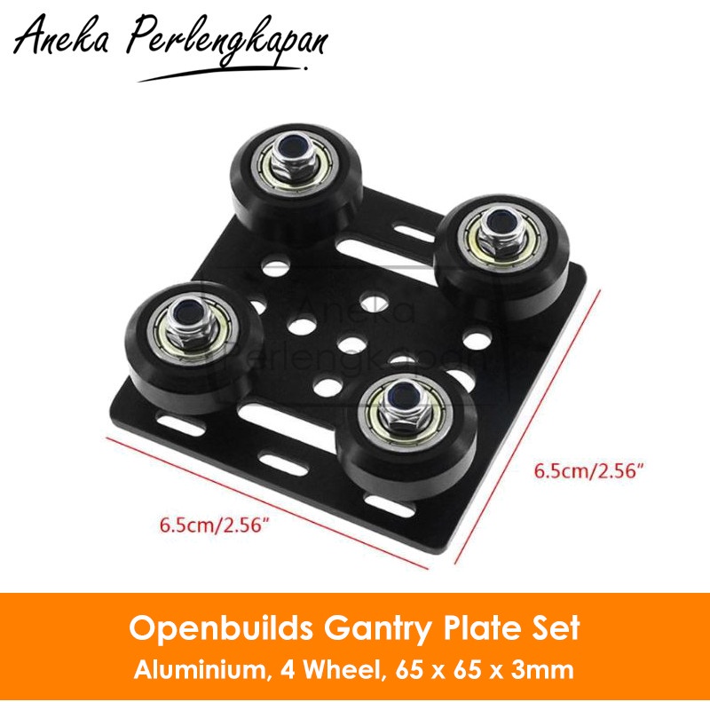 Jual OpenBuilds V-Slot Gantry Aluminium Plate Set 65 x 65 x 3mm ...