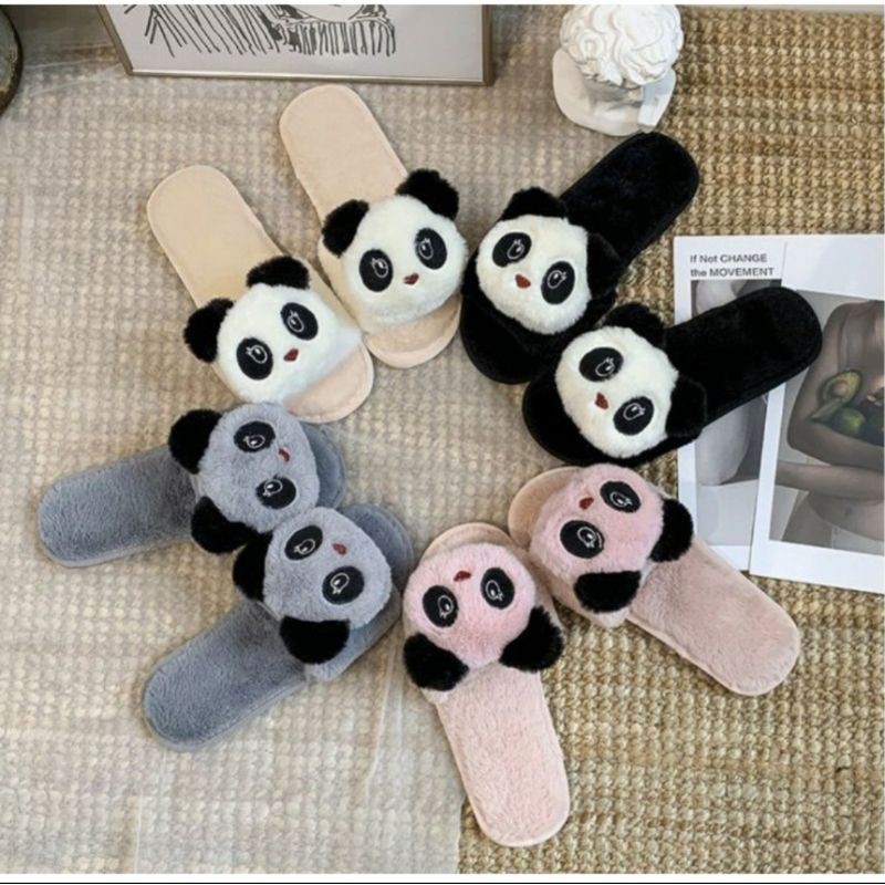 Jual Home-PANDA Sandal Slip Santai Boneka/Sandal Kamar /Sandal Hotel ...