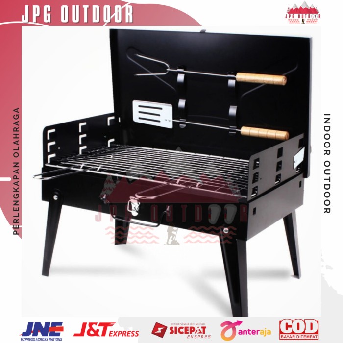 Jual Alat Panggang Arang BBQ Barbeque Camping Outdoor Grill Portable ...
