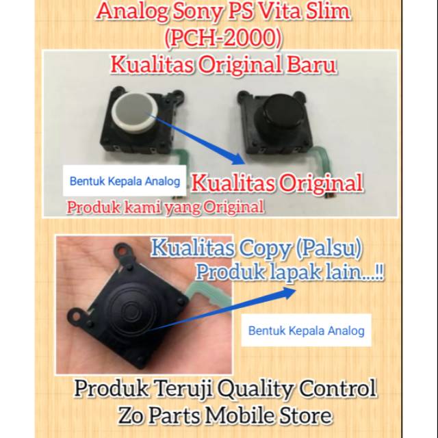 Jual Analog Joystick Sony PSV 2000 PS Vita Slim (PCH-2000) (Produk Terjamin Original Baru ...