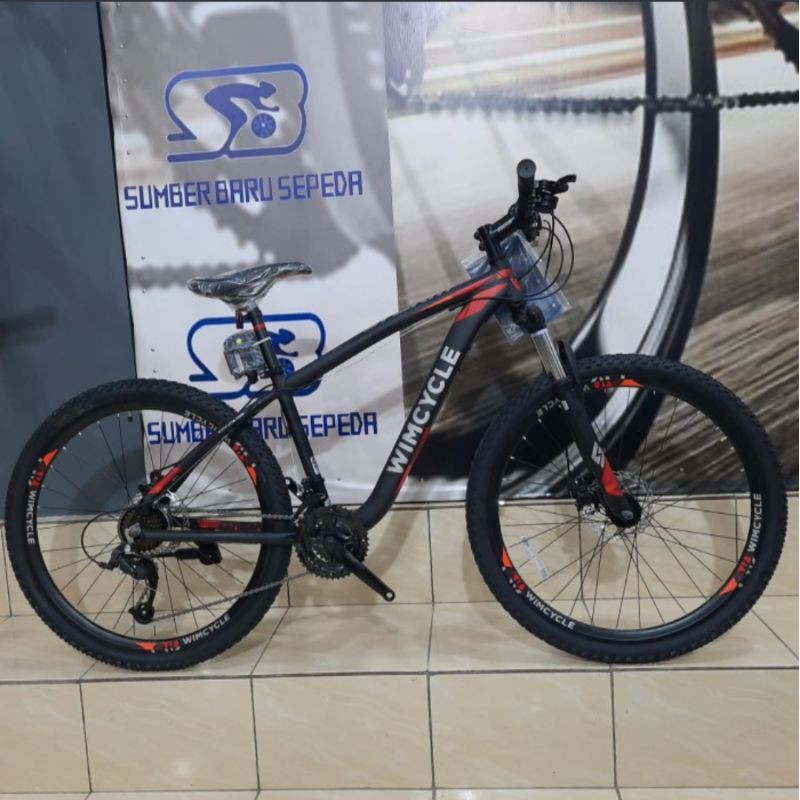 Jual Sepeda Gunung MTB Wimcycle Storm 27,5 Inch alloy 3x8 Speed ...