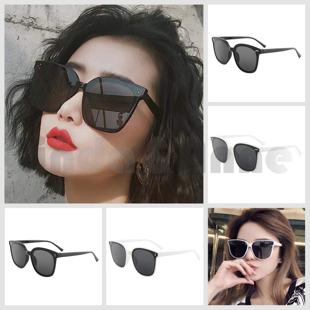 Jual Kacamata Kotak Hitam Fashion Sunglassess Wanita/Pria - Fashion Square Frame Kacamata Hitam ...
