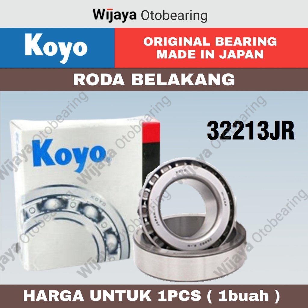 Jual Bearing 32213JR Hino Dutro rear wheel inner Koyo Japan | Shopee ...
