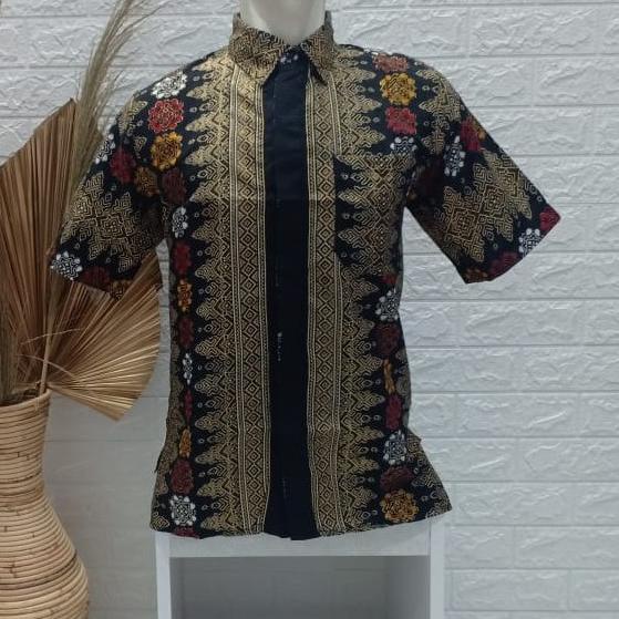 Jual Event[1.1]RA-129|KEMEJA BATIK MODERN NEW TORAJA PRADA FOIL PREMIUM ...