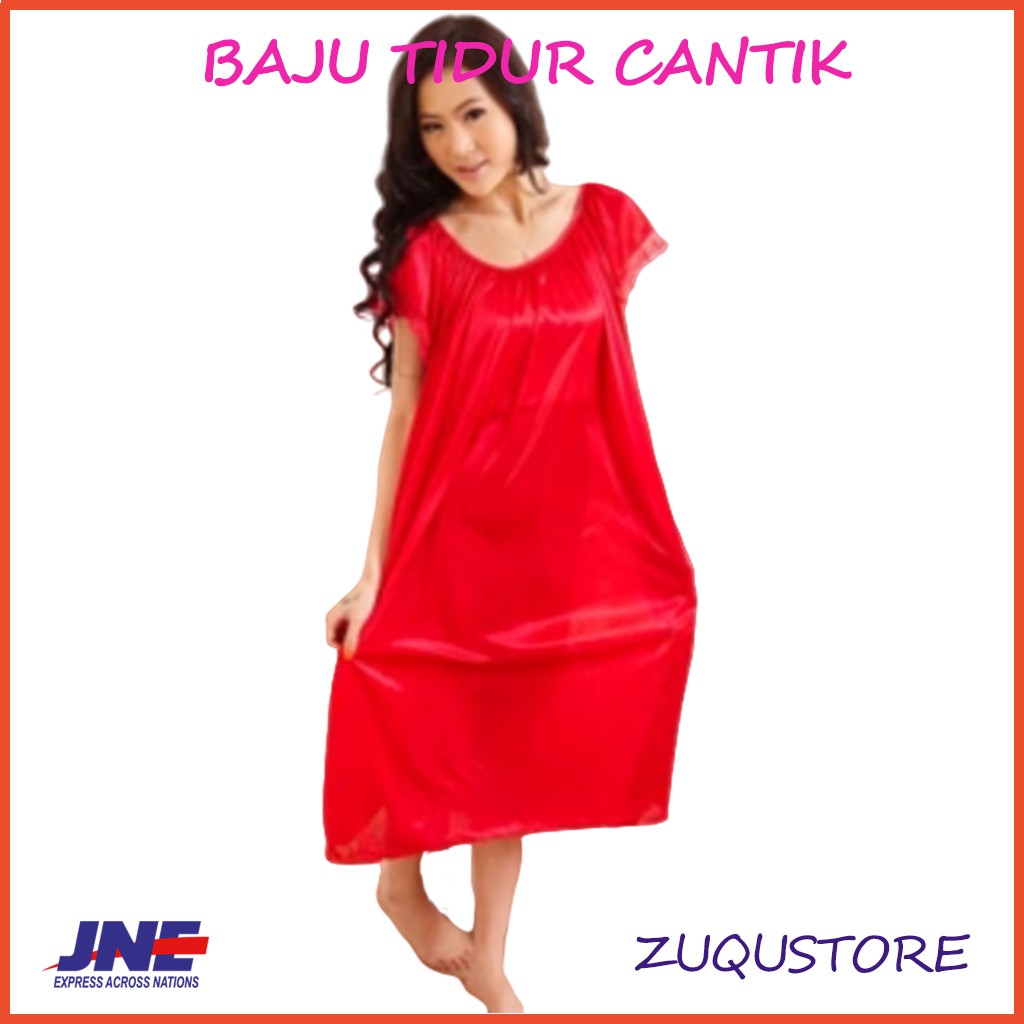 Jual Daster Terusan Baju Tidur Wanita Satin Jumbo Big Size Sleep Y7A7 ...
