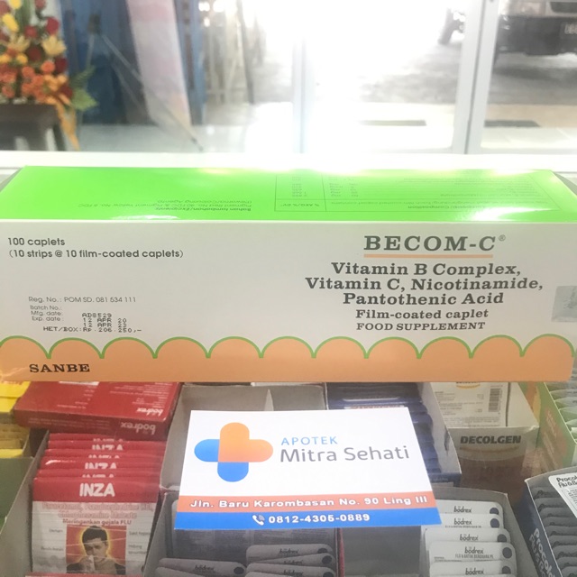 Jual BECOM C ( 1 Box = 10 strip) | Shopee Indonesia