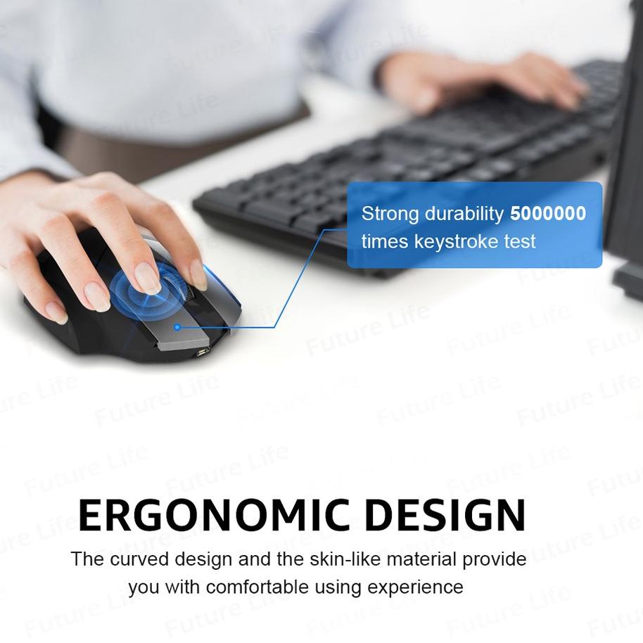 Jual Top Produk.. Mouse Wireless Rechargeable 2.4G INPHIC PM-6 Office ...