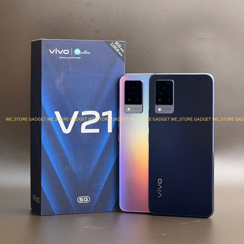 Jual VIVO V21 5G 8/128gb SECOND FULLSET ORIGINAL | Shopee Indonesia