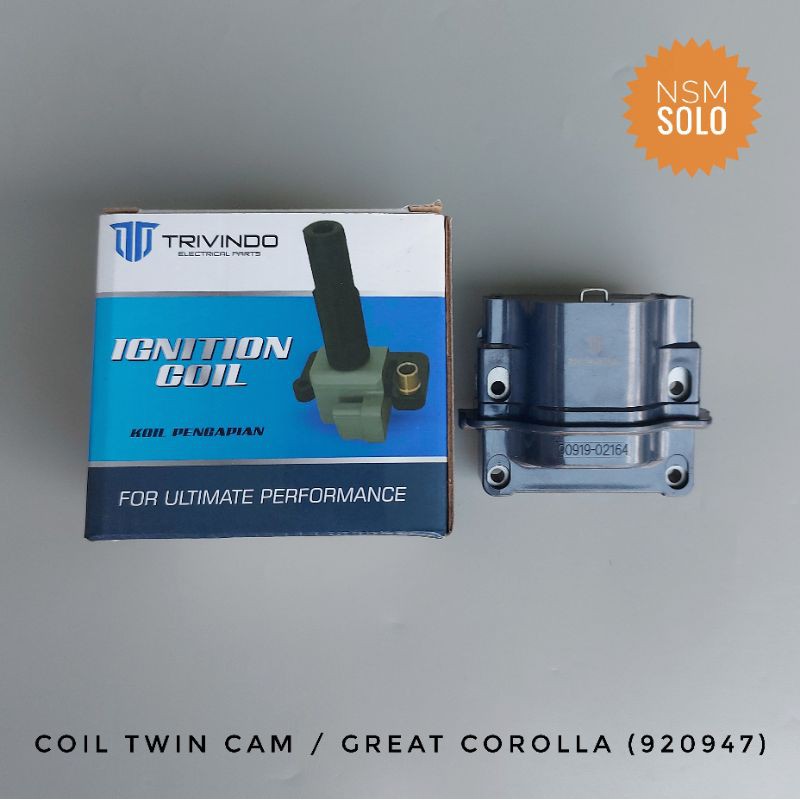 Jual Koil Ignition Coil Mobil Toyota Corolla Twin Cam Great Corolla ...