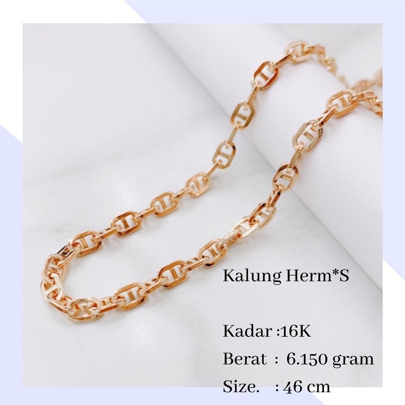 Jual Kalung Emas Herm*s | Shopee Indonesia