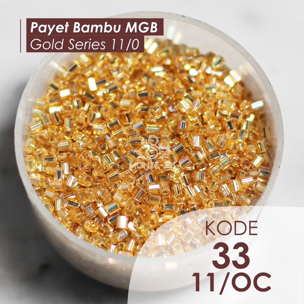 Jual Manik Mote Payet Bambu Batang Jepang MGB 11/0 2,1mm 15 gr Monte ...