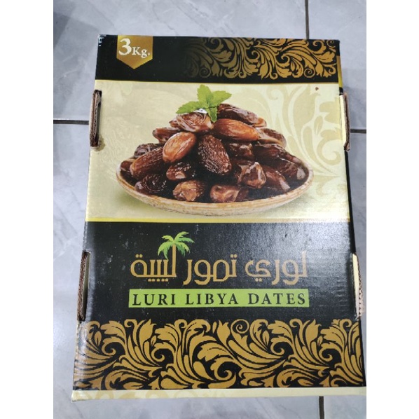Jual kurma libya luri dates kemasan 3kg | Shopee Indonesia