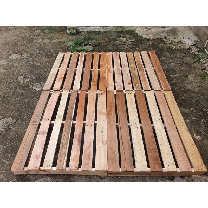 Jual Palet Dipan Kayu Lokal 160x200 140x200 | Shopee Indonesia