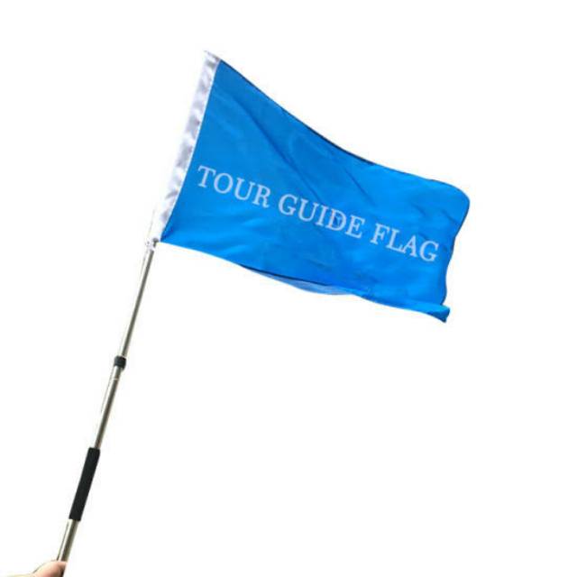 Jual Bendera Tour Travel Leader Guide Flag Wisata Haji Umroh bisa Cetak ...