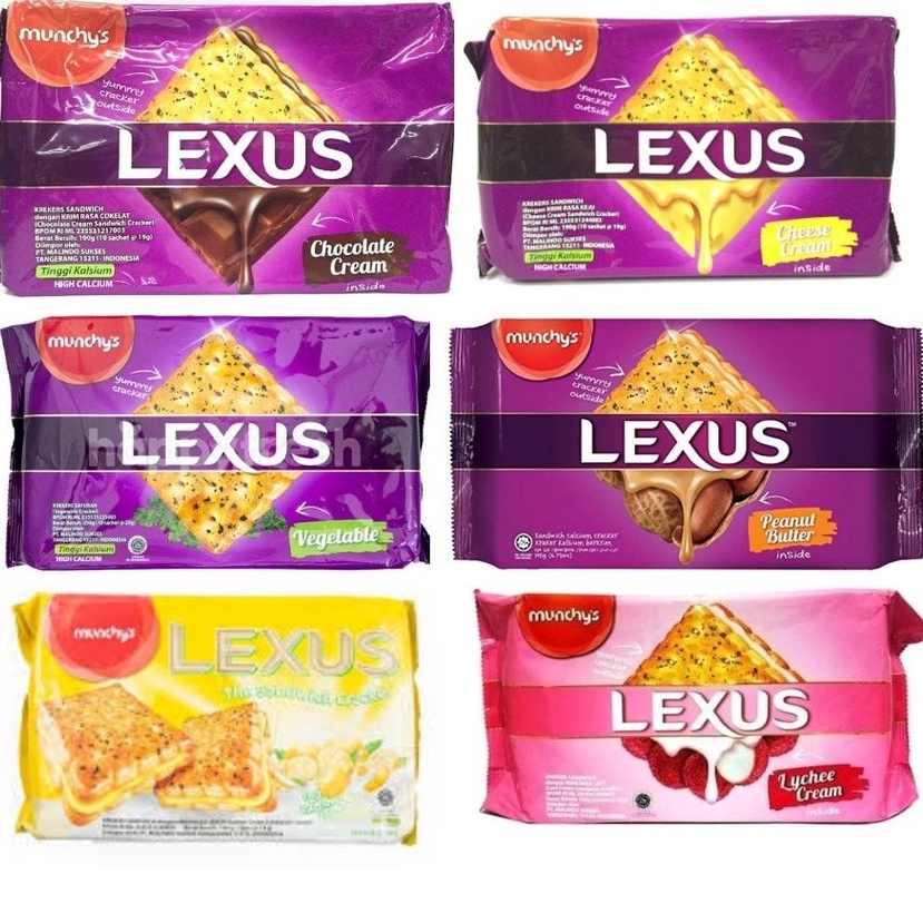 Jual [HALAL] Munchy's Lexus Cream Crackers All Varian 200gr Munchys ...