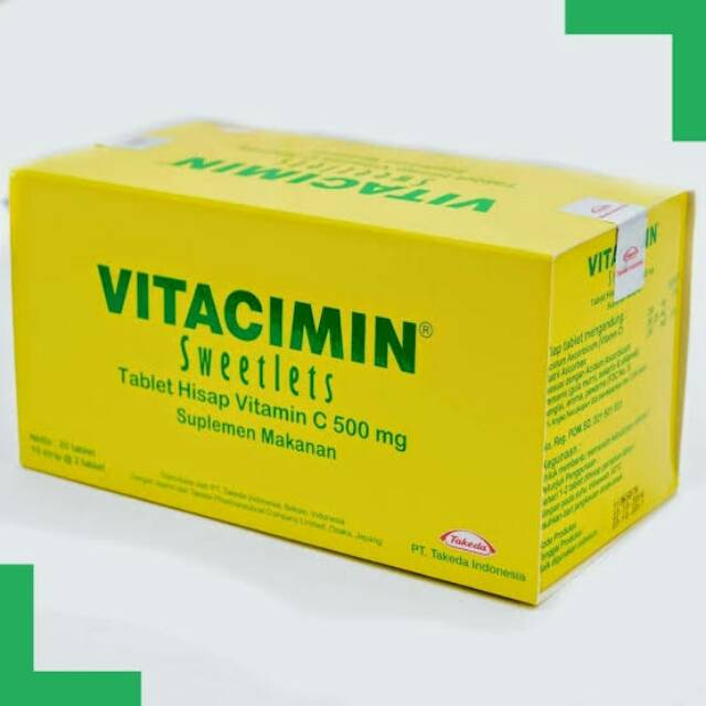 Jual Vitacimin 50 Strip Vitamin C 500mg Vitamin Daya Tahan Tubuh ...