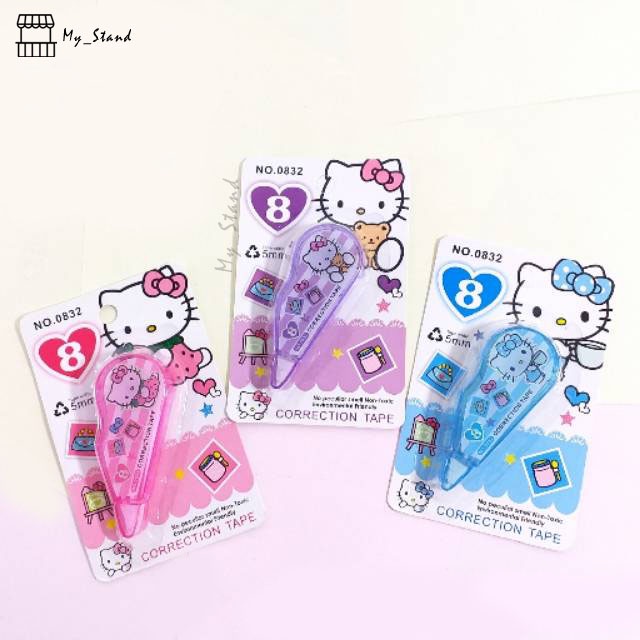 Jual Type-x Hello Kitty Correction Tape Tip x Tipex Kertas Tip-Ex ...