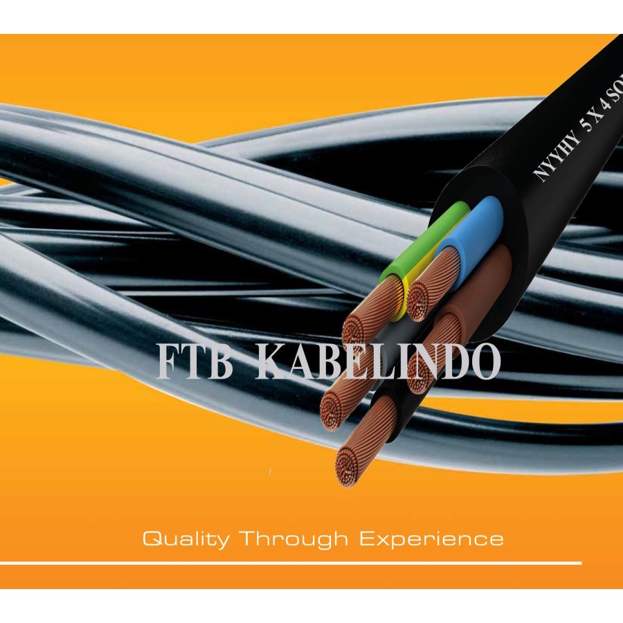 Jual FTB KABEL LISTRIK NYYHY 5x4 ZR-RVV 5x4 H07VV-F 5x4 450/750V ...