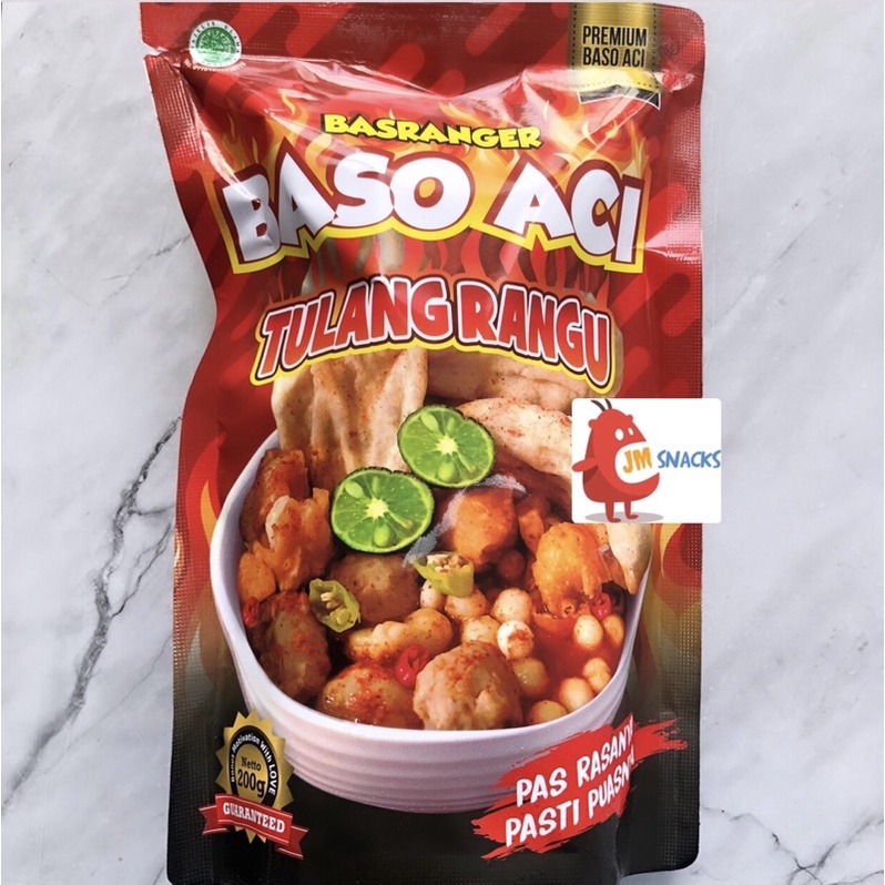 Jual [PROMO!!] Baso Aci Basranger 200gr Instant GOJEK/GRAB ONLY (BACA DESKRIPSI) | Shopee Indonesia