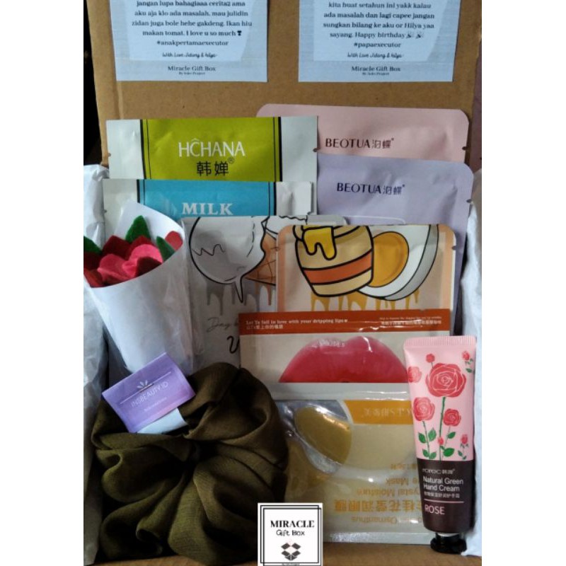 Jual GIFT BOX SHEETMASK MURAH / GIFT SEMPRO / KADO WISUDA / HAMPERS ...